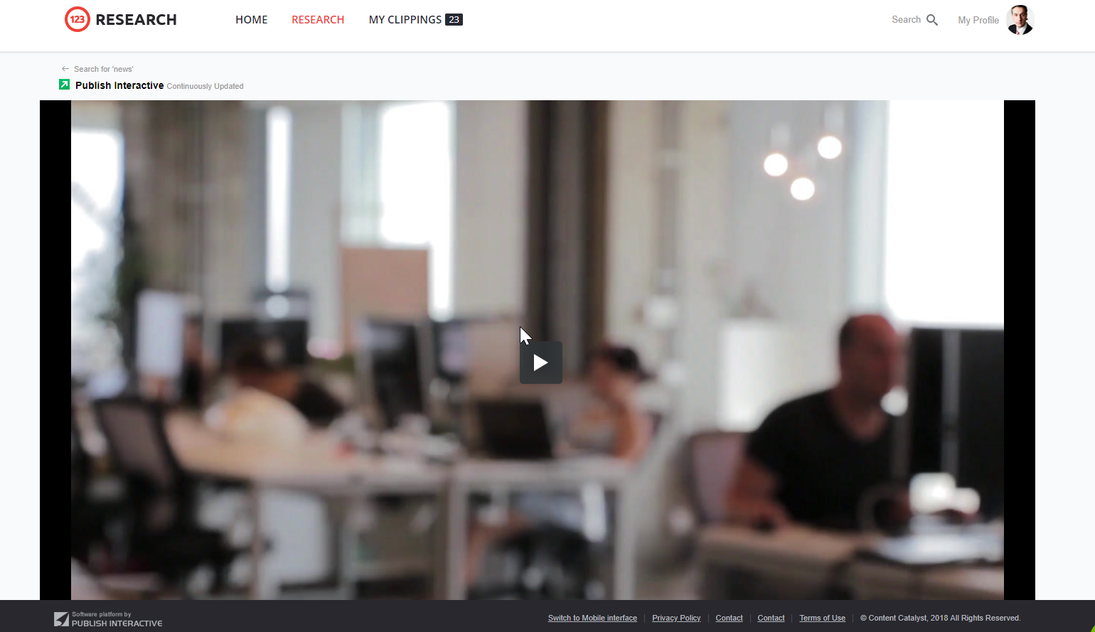 Adding a Video Within an External Report
